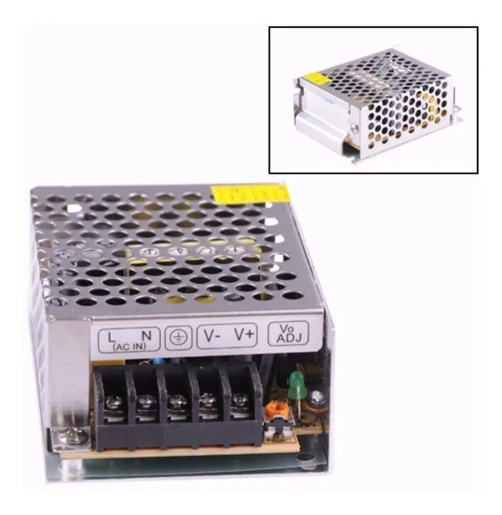 FUENTE SWITCHING 12V 2A METAL – MRSHOPS: Gremio Y Empresas